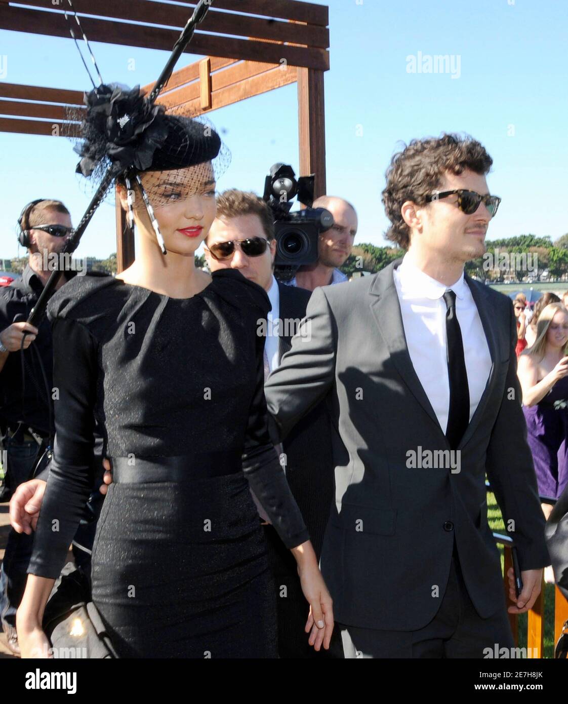 Orlando bloom girlfriend miranda kerr hi-res stock photography and ...