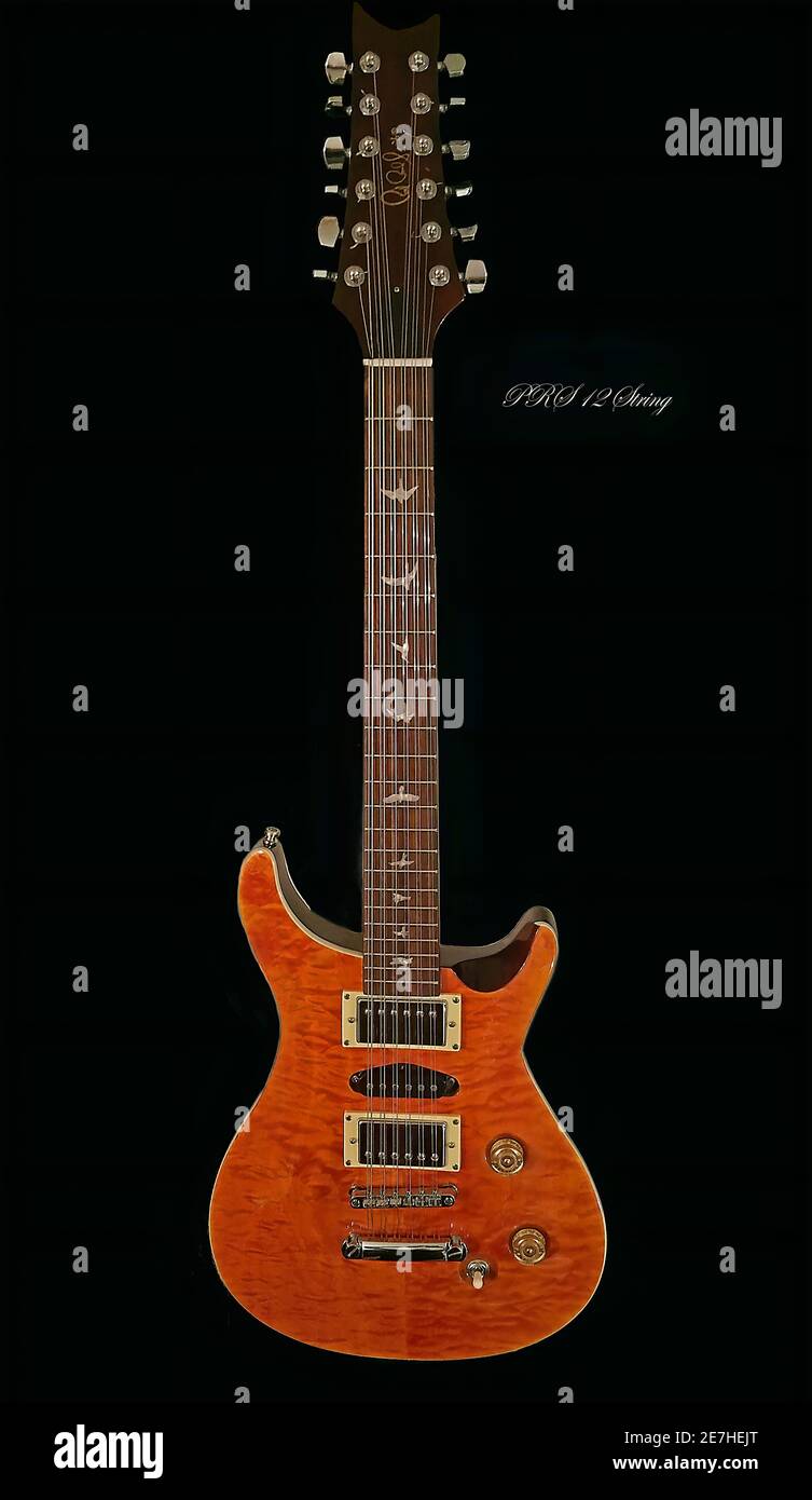 PRS 12 String Stock Photo - Alamy