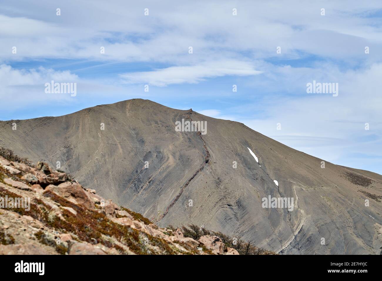 Andean landscape at glacier national park in Patagonia, Argentina ...