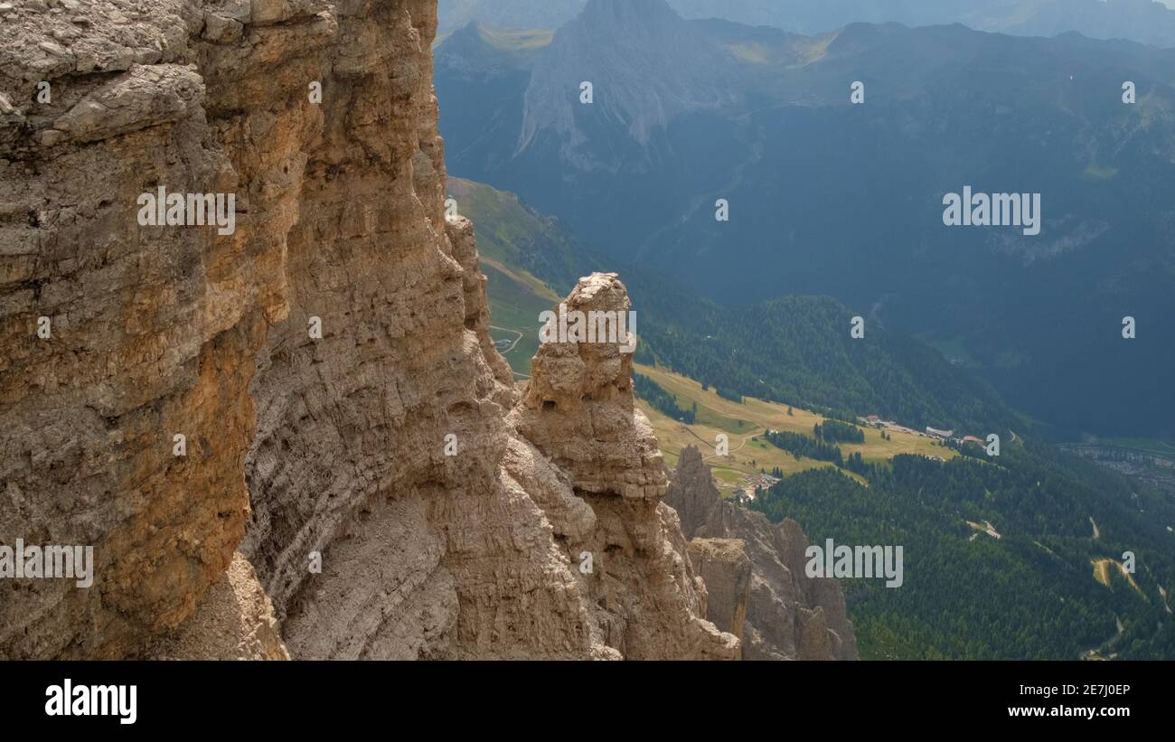 Stunning view of valley and rocks. View from the mountain Stock Photo ...