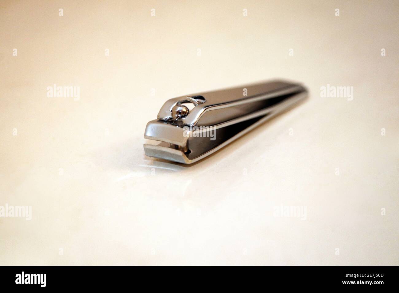 Metal nail clipper care accessories Stock Photo - Alamy