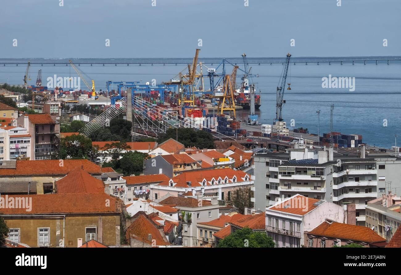 Railroad container terminal hi-res stock photography and images - Alamy