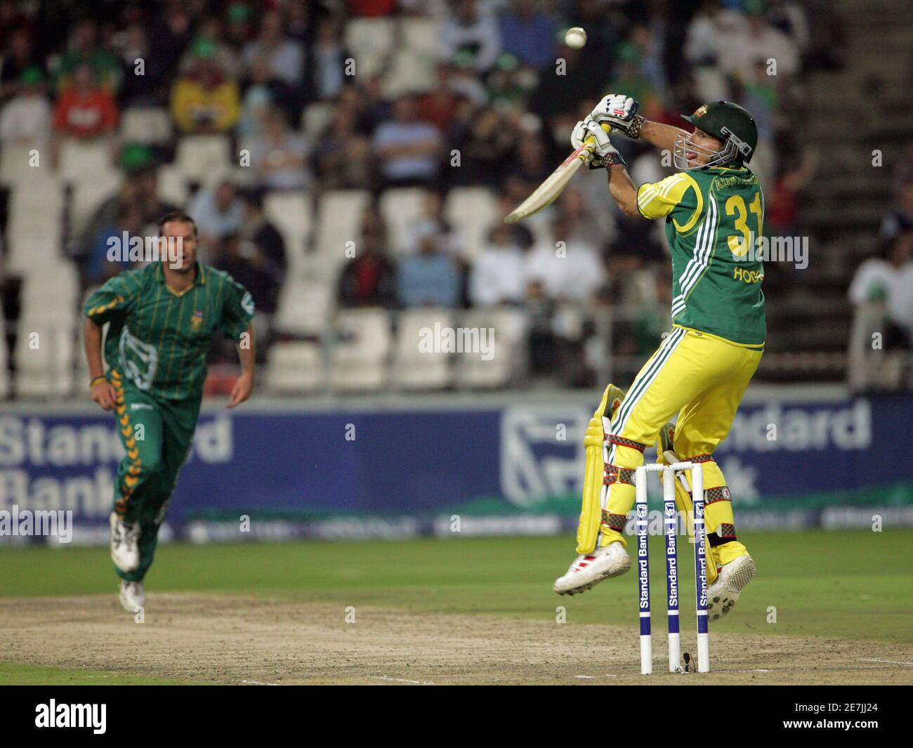 South africas bowler andrew hall hi-res stock photography and images ...