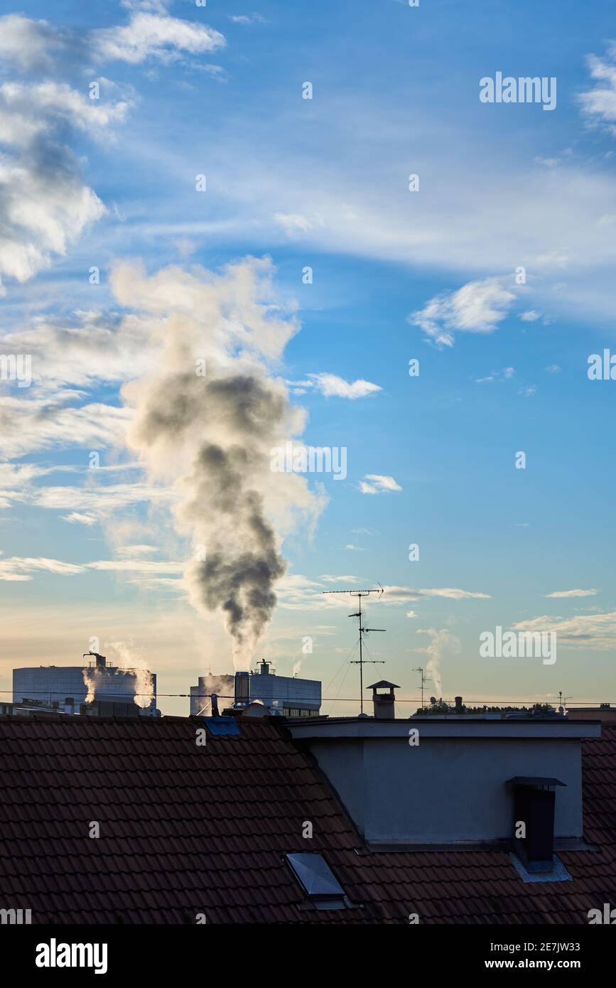 Residential heating that favors air pollution and ruins the environment ...