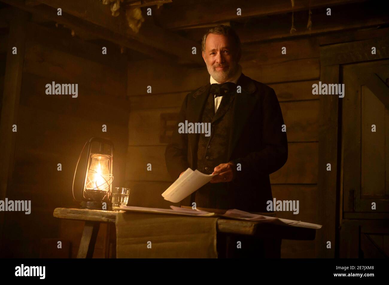 TOM HANKS in NEWS OF THE WORLD (2020), directed by PAUL GREENGRASS ...