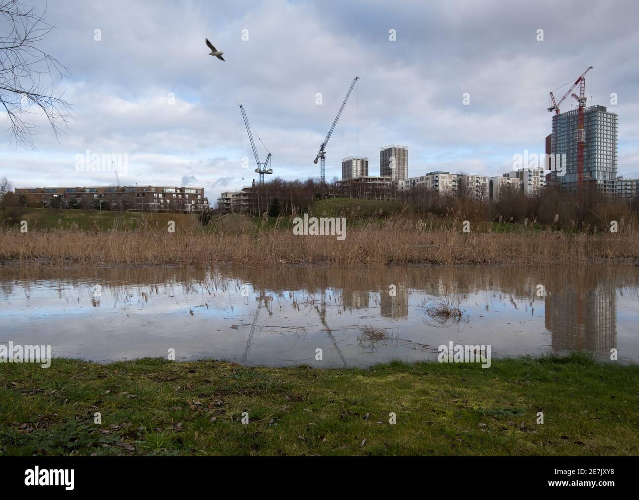 London flooding 2021 hi-res stock photography and images - Alamy