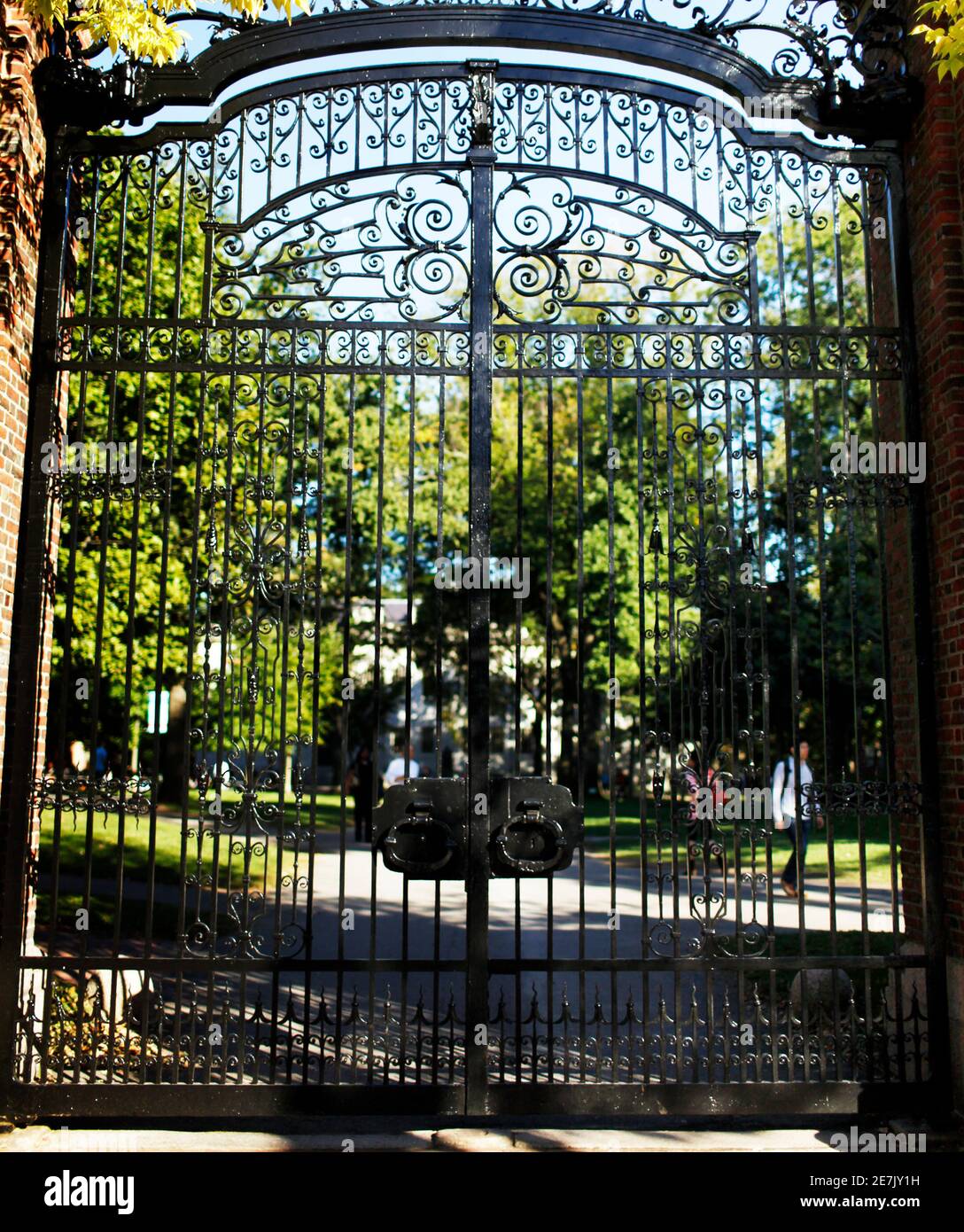 Harvard yard gates hi-res stock photography and images - Alamy