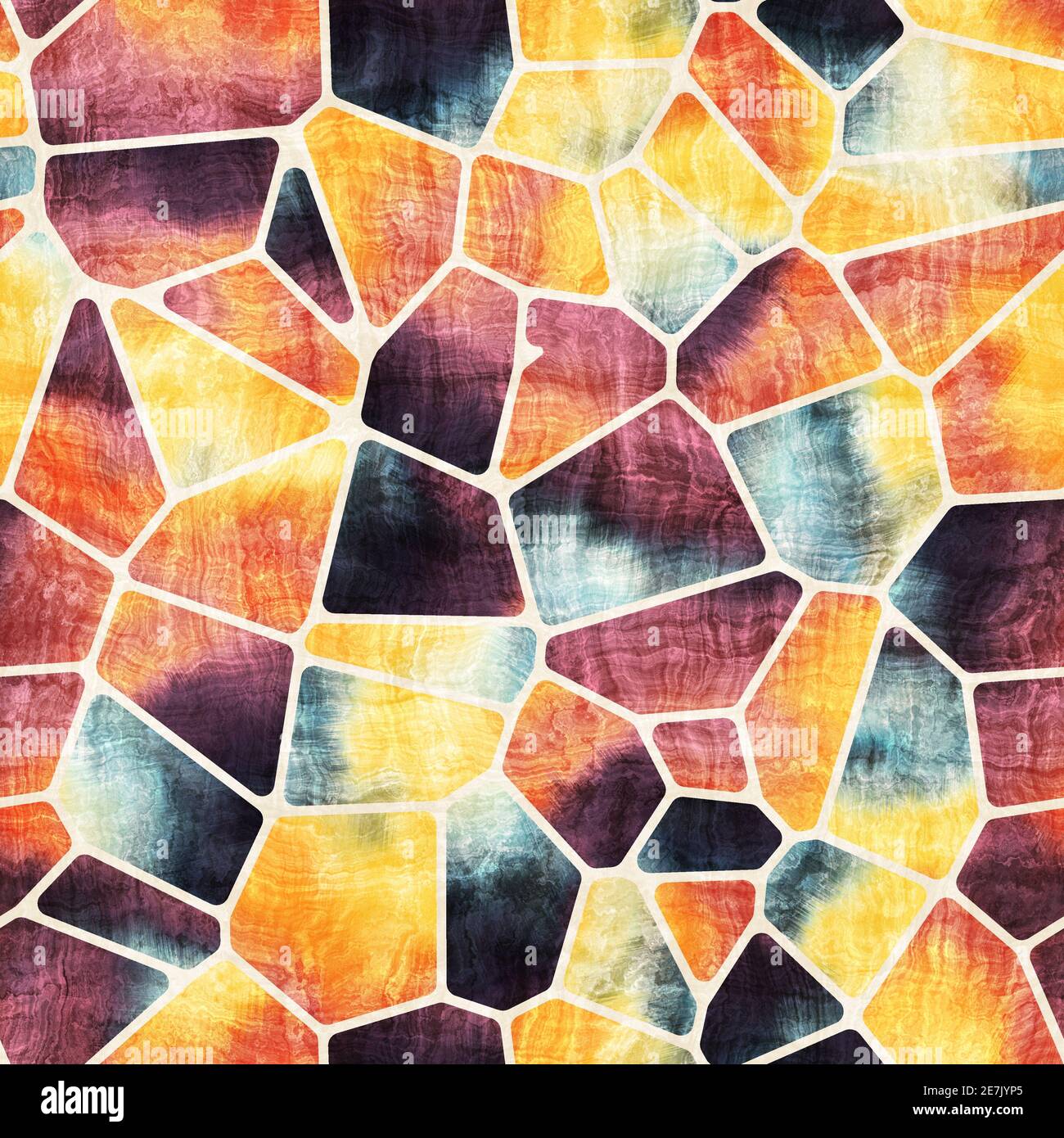 Seamless geo tile shape collage surface pattern Stock Photo - Alamy
