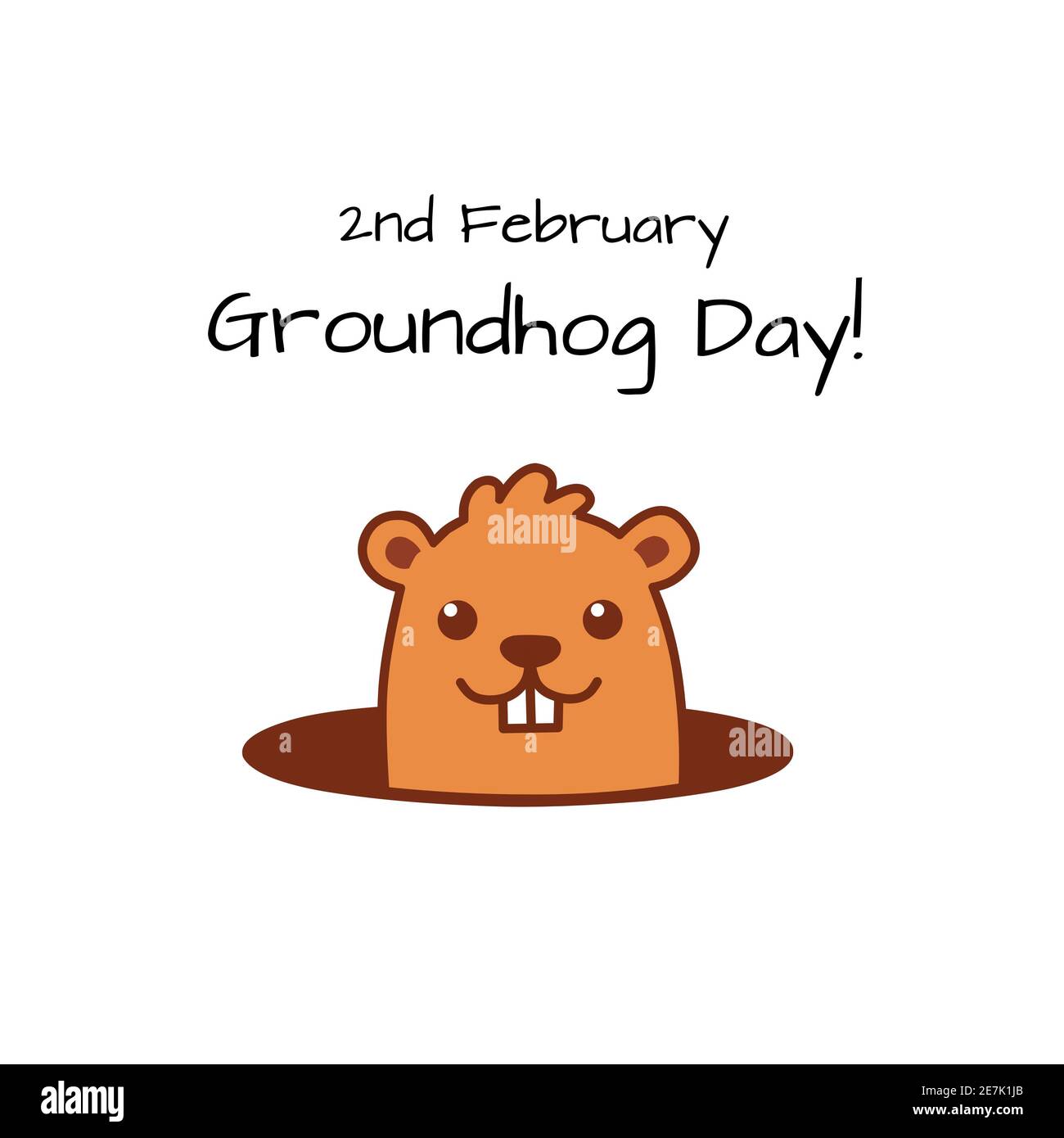 Happy smiling groundhog hi-res stock photography and images - Alamy