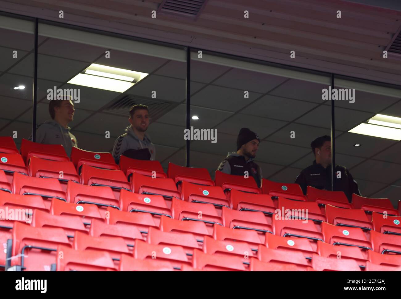 Referee does pitch inspection hi-res stock photography and images - Alamy