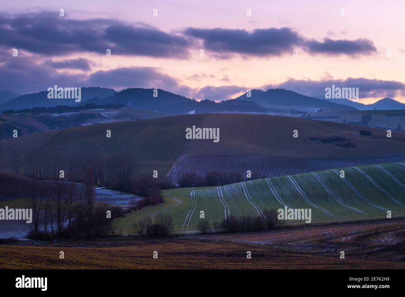Rural landscape of Turiec region in northern Slovakia Stock Photo - Alamy