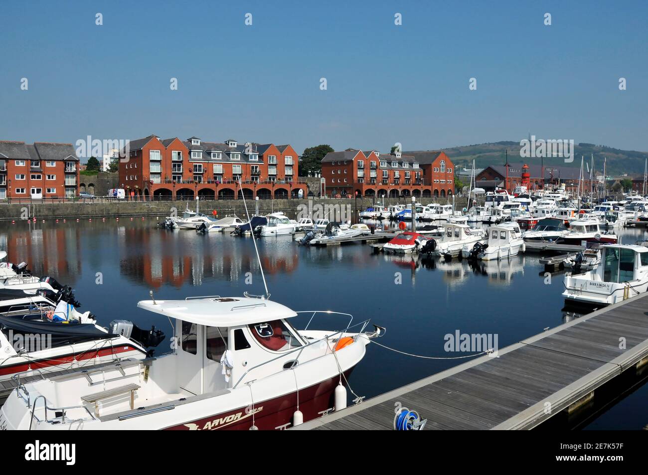 Swansea Bay Marina, Wales ,UK Stock Photo - Alamy