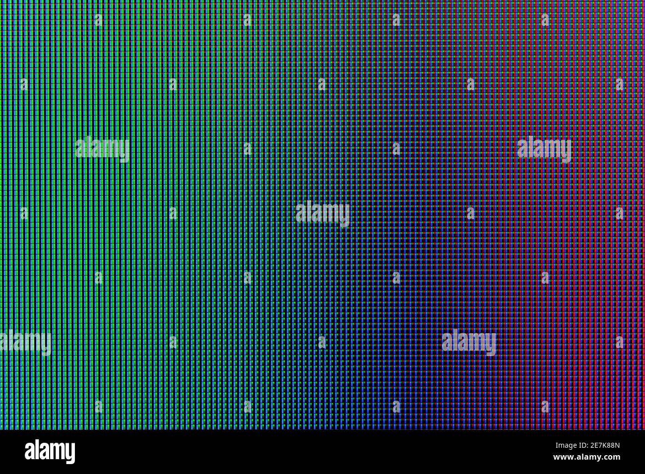 Abstract macro photo-texture of multi-colored pixels of the TV Stock ...
