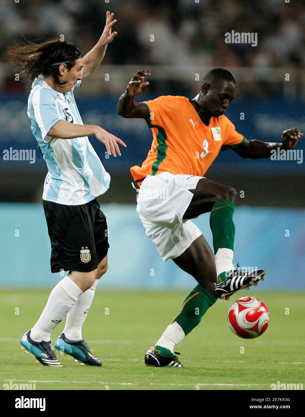 Lionel messi argentina 2008 hi-res stock photography and images - Alamy