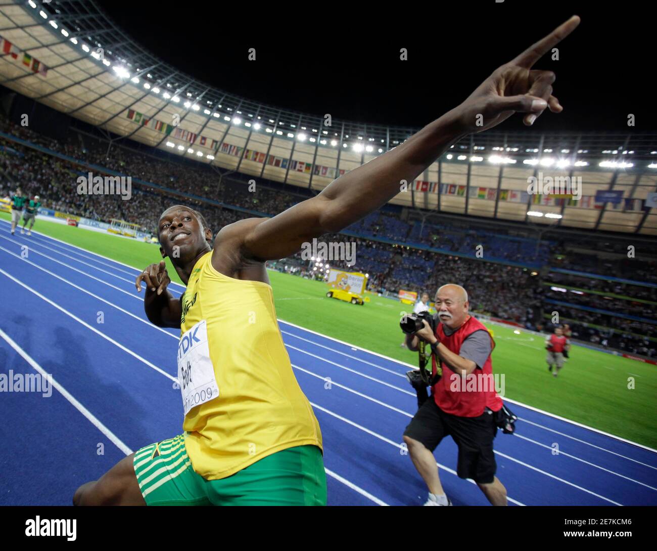 Usain bolt world record 2009 hi-res stock photography and images - Alamy