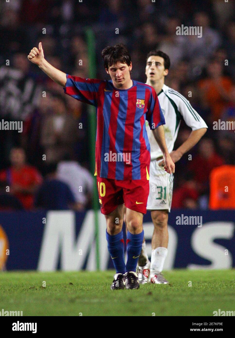 Lionel messi barcelona 2005 hi-res stock photography and images - Alamy