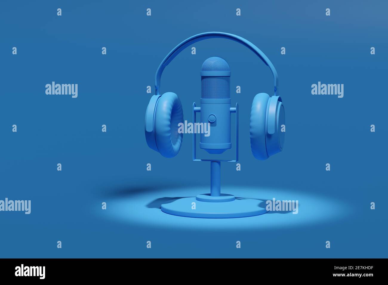 Recording studio headphone mic hi-res stock photography and images - Alamy