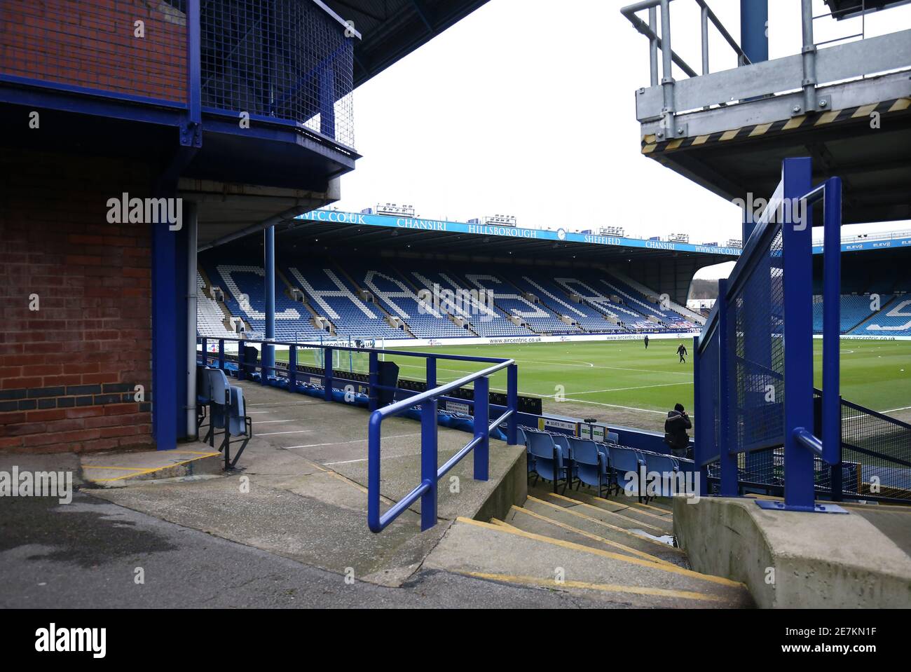 Hillsborough stadium pitch view hi-res stock photography and images - Alamy