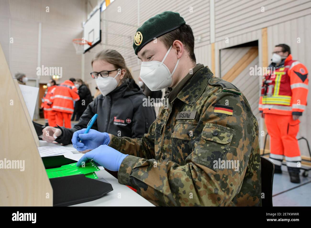 Göttingen, Germany. 30 January 2021, Lower Saxony, Göttingen ...