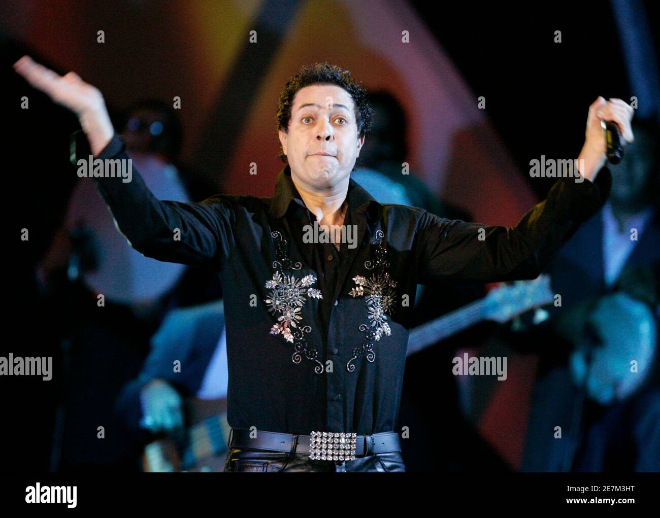 Egyptian singer hakim performs in hi-res stock photography and images ...