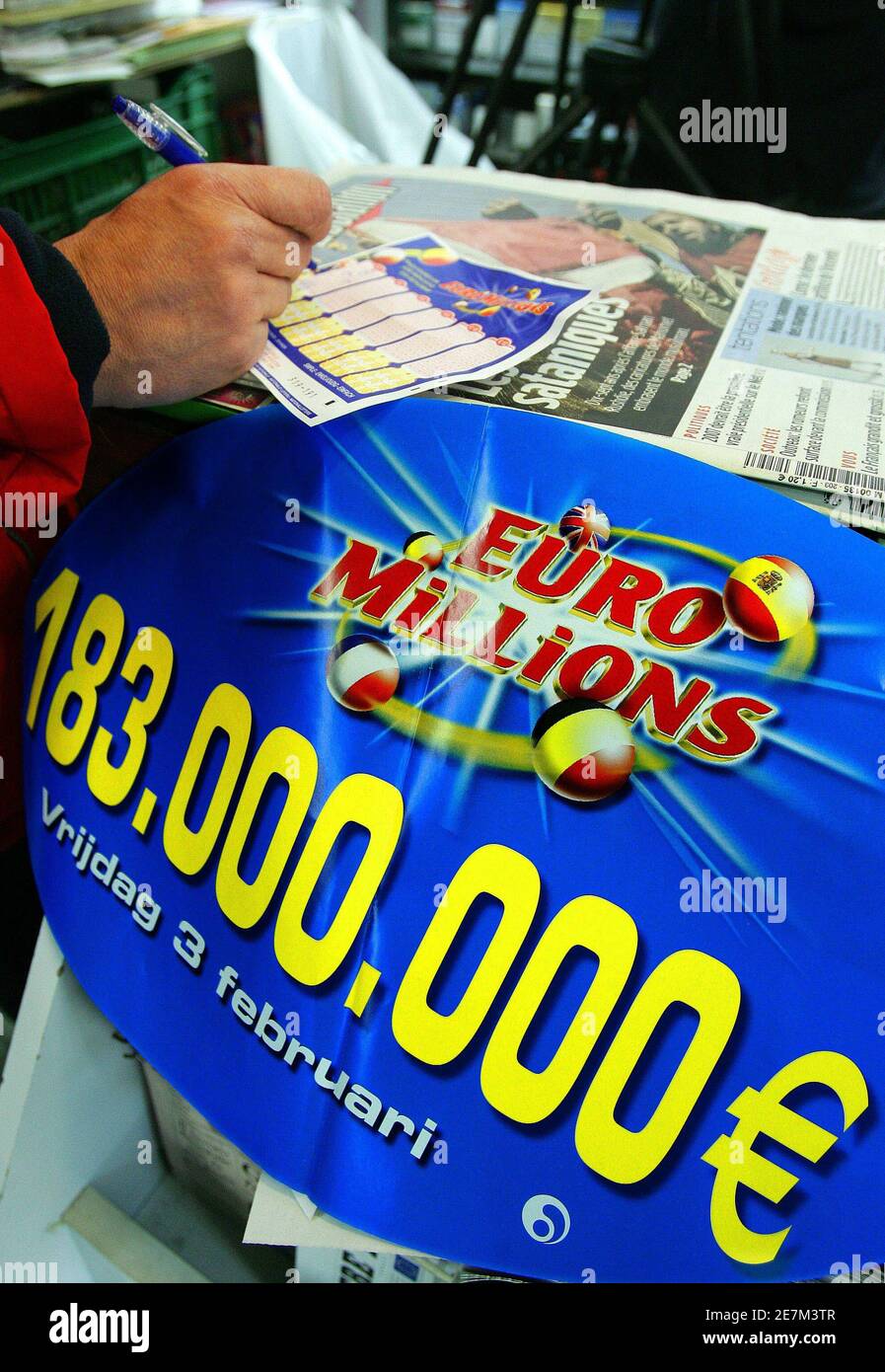Euromillions Lottery Ticket High Resolution Stock Photography and ...