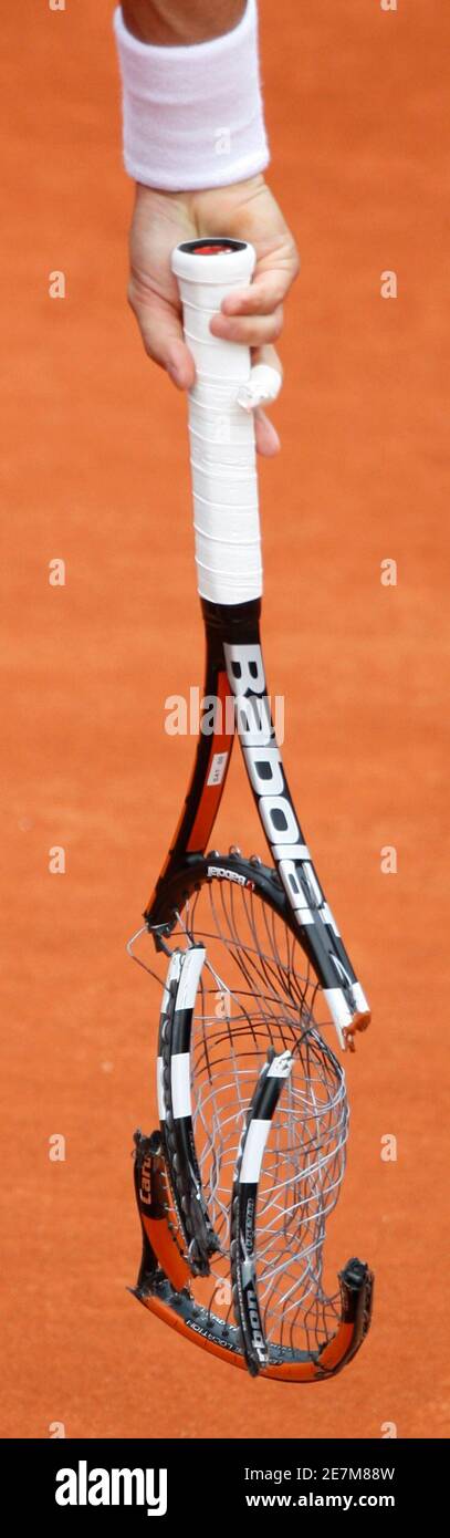 Broken Tennis Racket High Resolution Stock Photography and Images - Alamy
