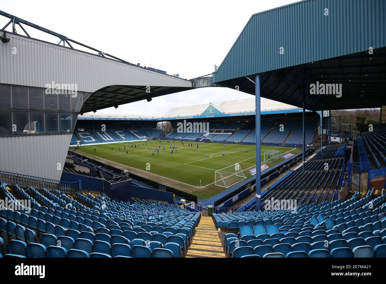 Hillsborough stadium pitch view hi-res stock photography and images - Alamy