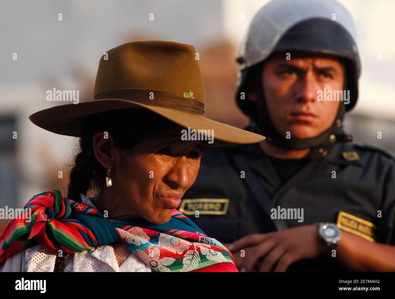 Police woman peru hi-res stock photography and images - Alamy