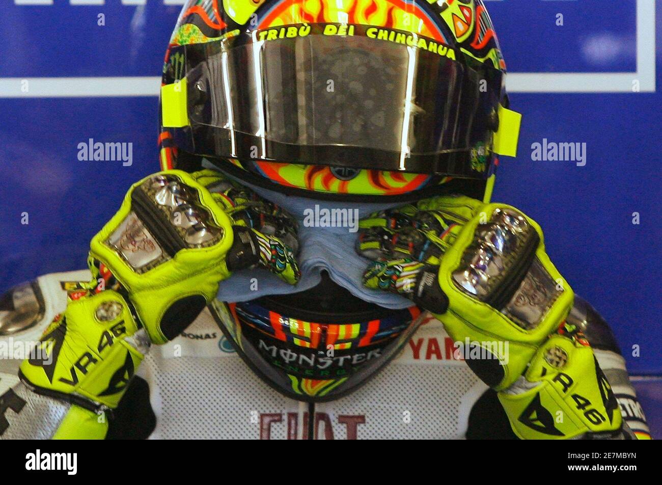 Valentino rossi face hi-res stock photography and images - Alamy