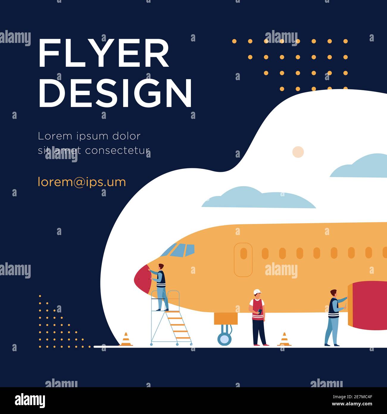 Airline Mechanics Stock Vector Images - Alamy