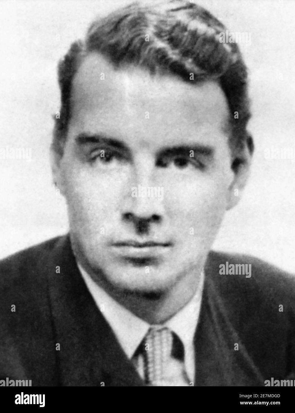 GUY BURGESS (1911-1963) British diplomat and Russian Soviet agent Stock ...
