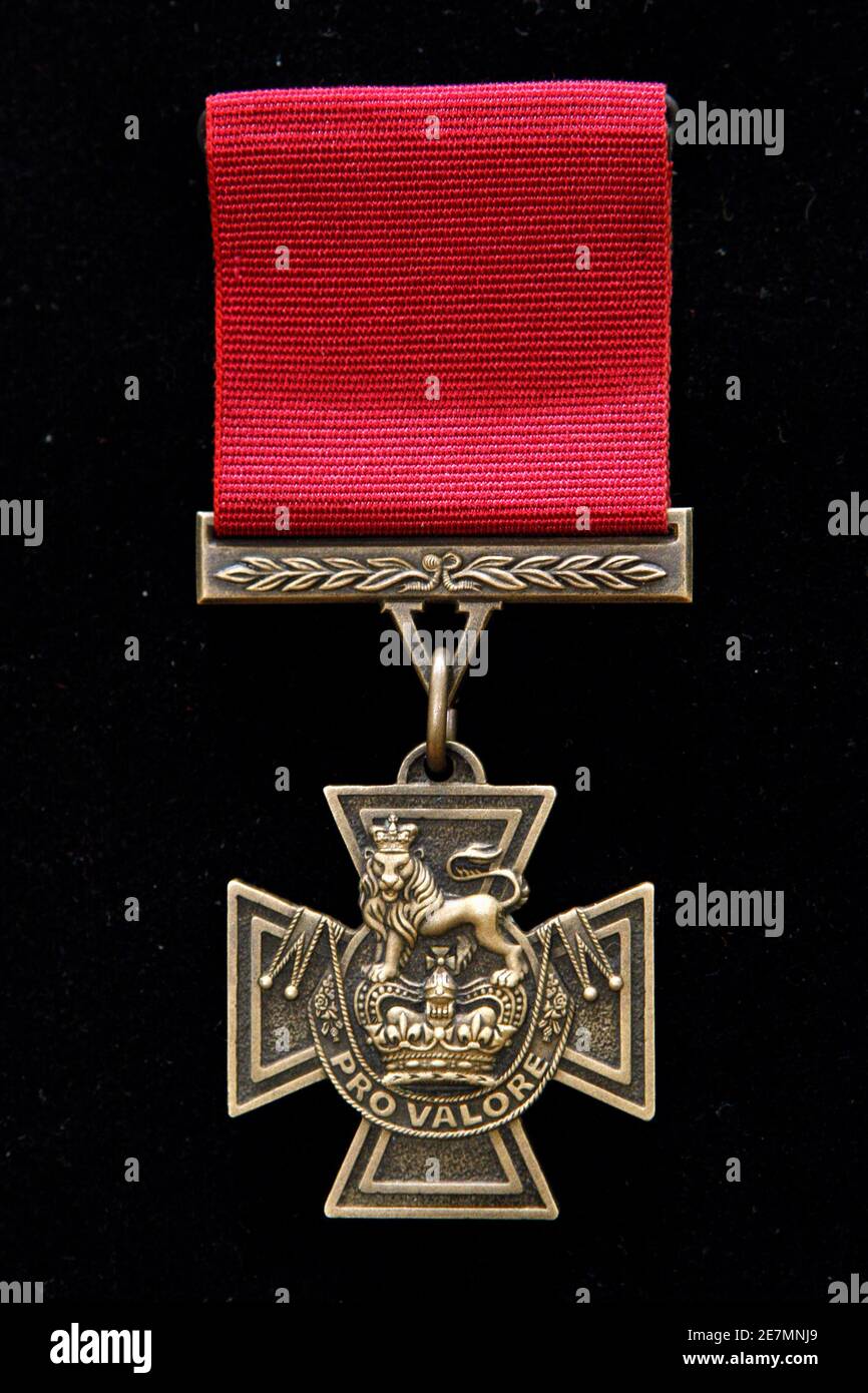 Victoria cross war medal hi-res stock photography and images - Alamy