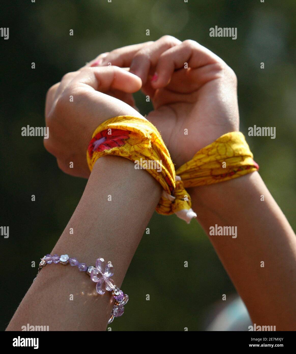 Bound hands hi-res stock photography and images - Alamy