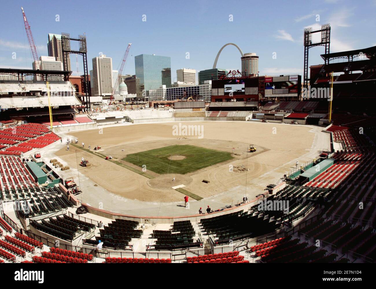 Baseball stadium under construction hi-res stock photography and images ...