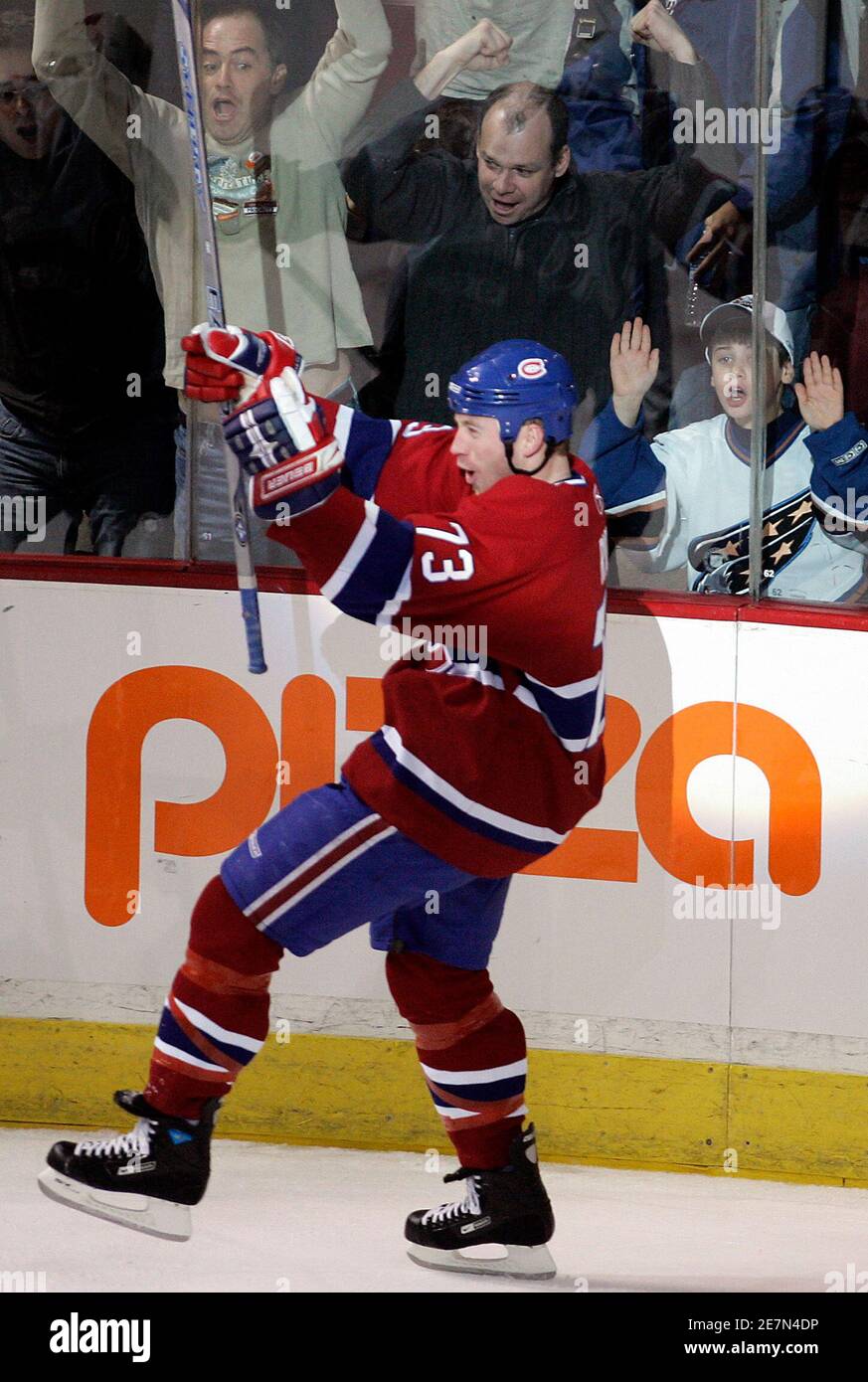 Michael ryder montreal canadiens celebrates hi-res stock photography ...
