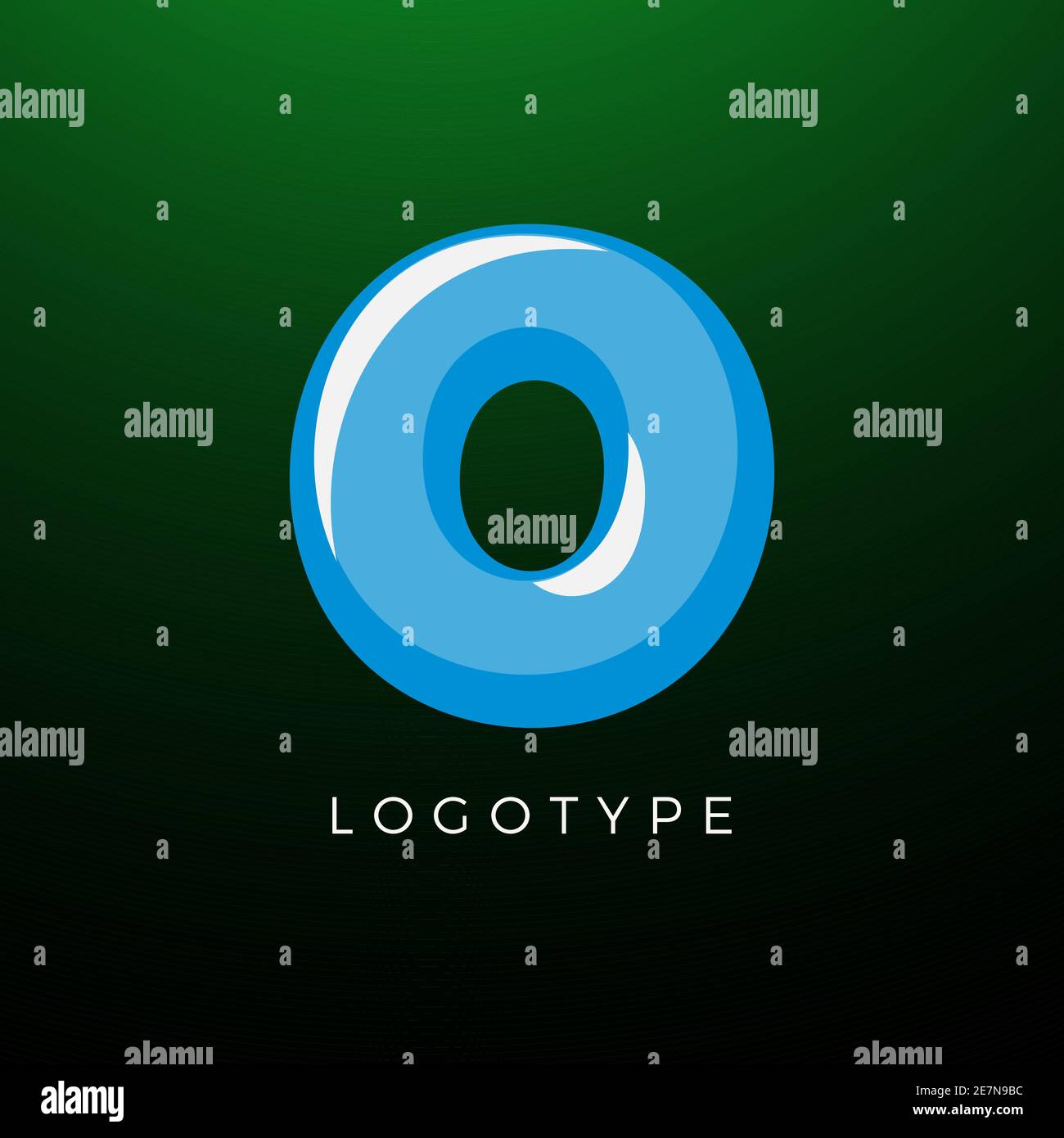 3D playful Letter O, Kids and joy style symbol for school, preschool ...