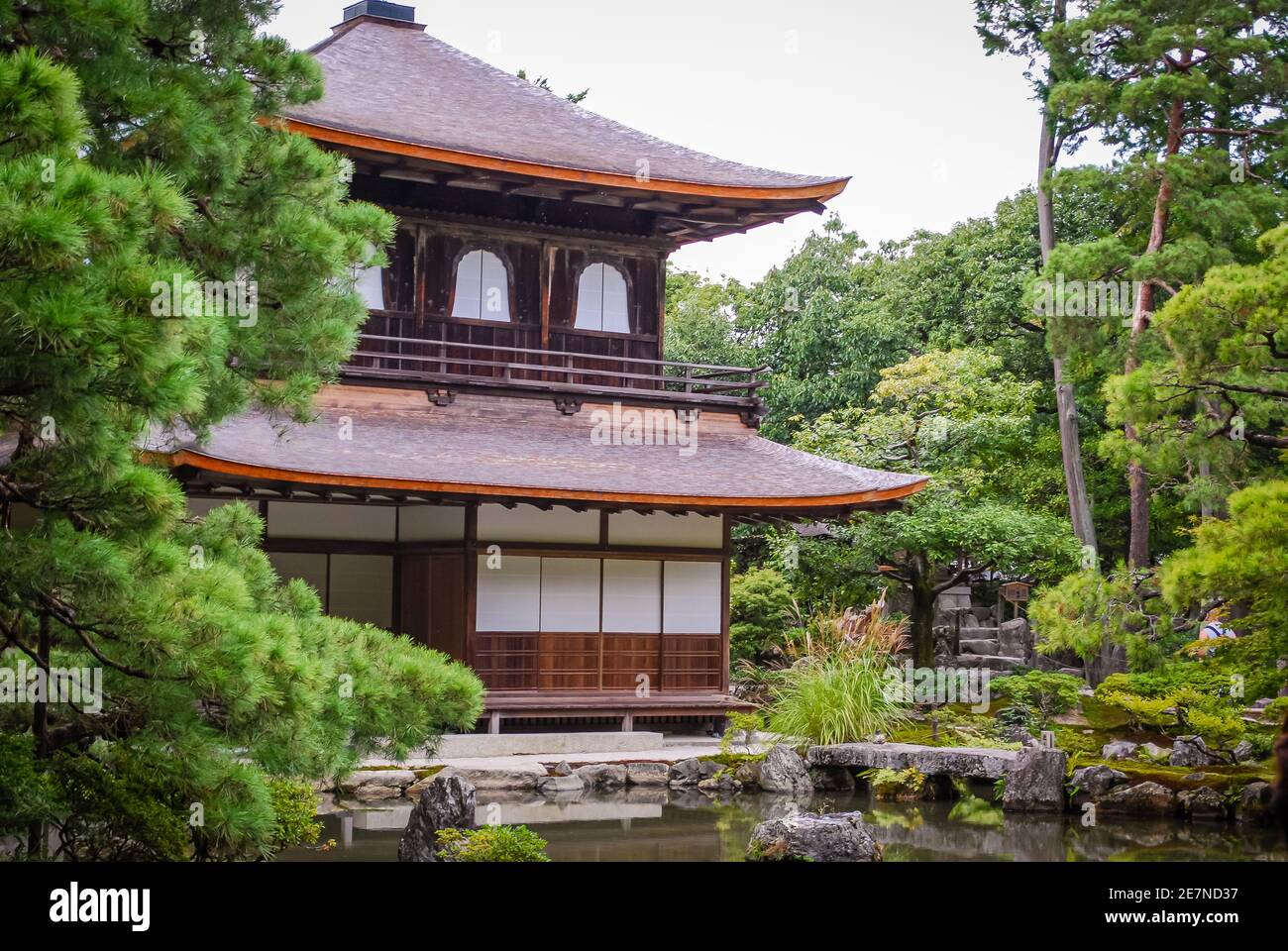 Ginkaku-ji, (Temple of the Silver Pavilion), Kyoto, Japan Stock Photo ...