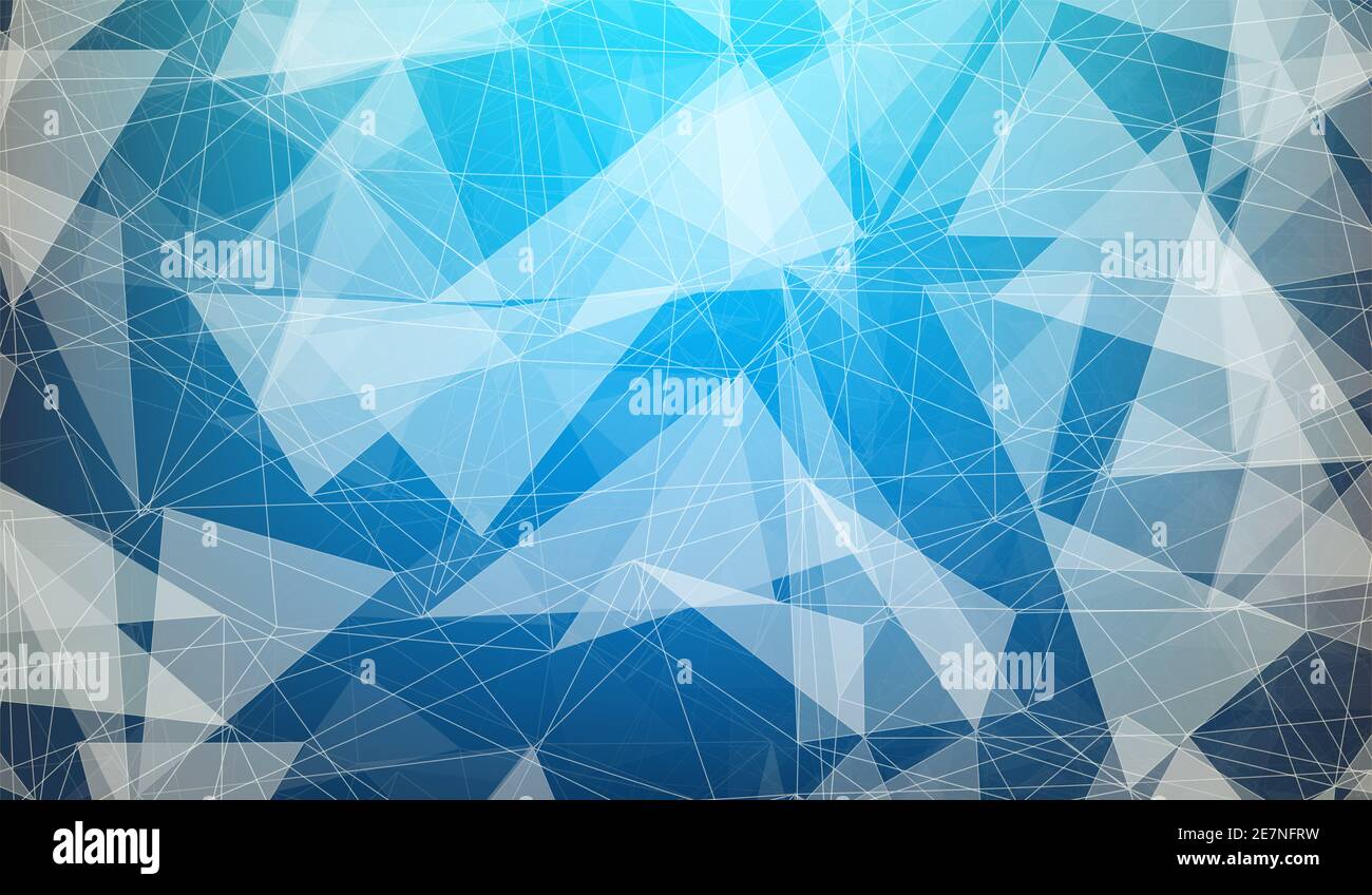 Abstract wide technology background with hexagons and gear wheels. Hi ...
