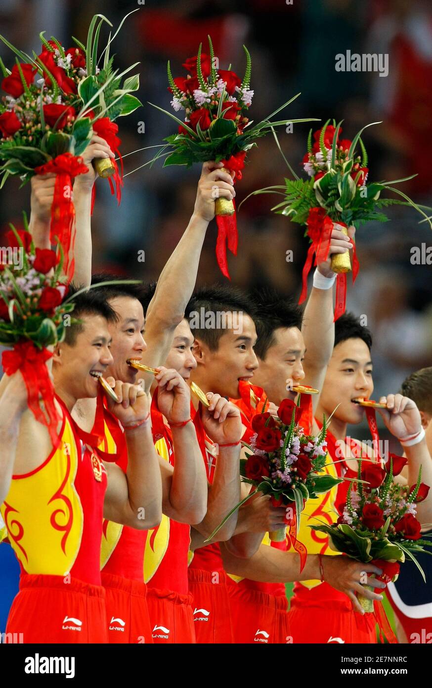 2008 olympics gymnastics chinese hi-res stock photography and images ...