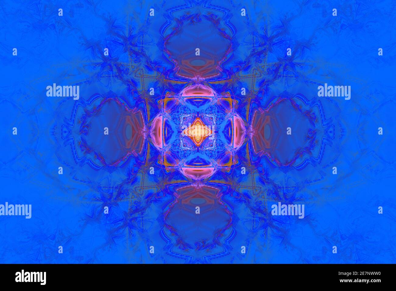 Blue Physics Education Fractal Logo Background Web Page Backdrop ...