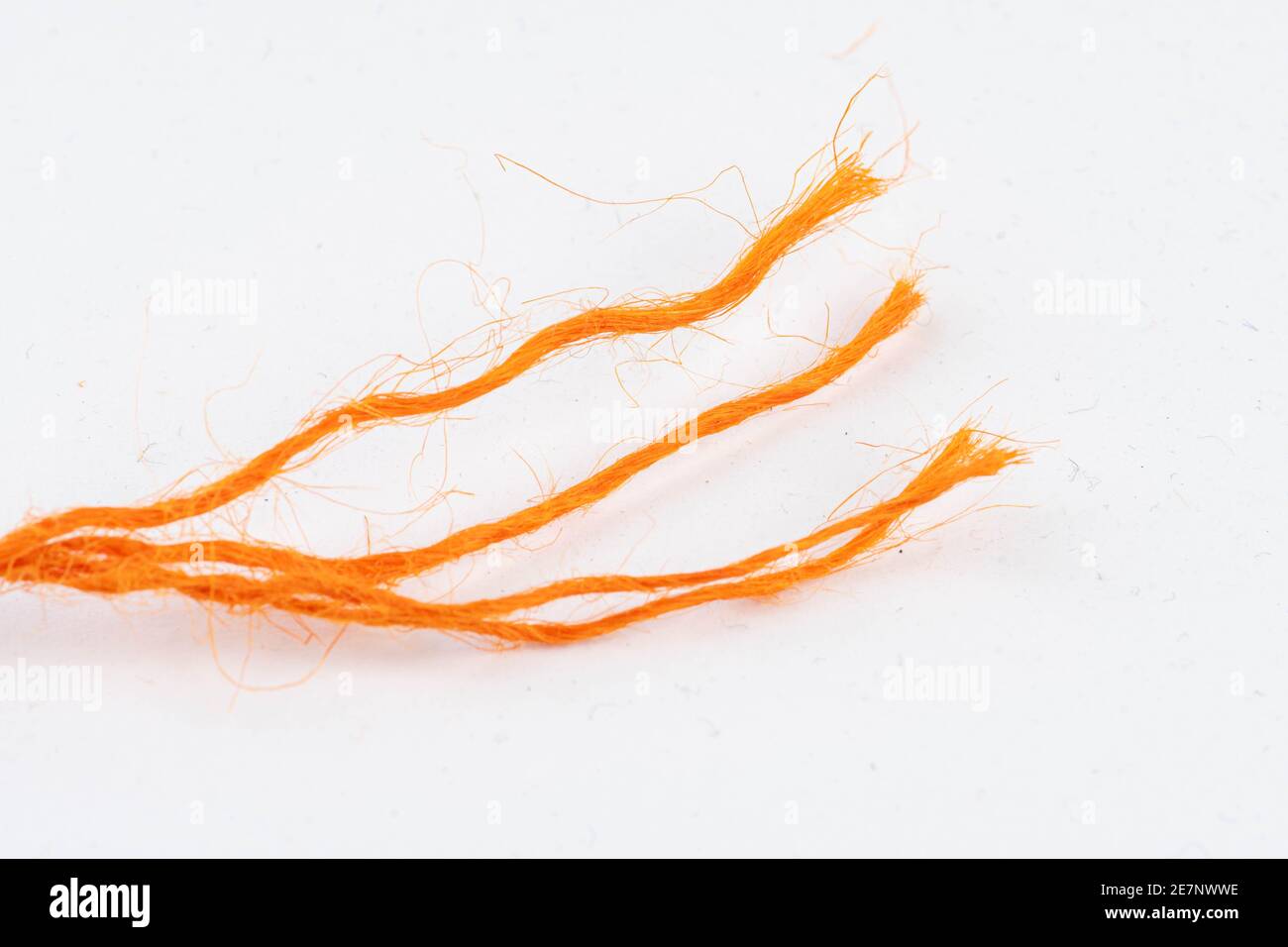 Rope with two tattered ends Stock Photo - Alamy