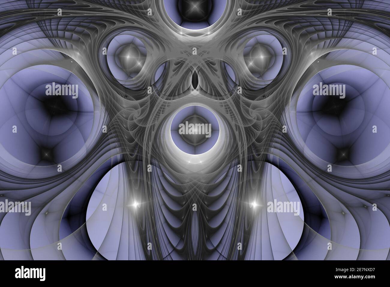 Blue Physics Education Fractal Logo Background Web Page Backdrop ...