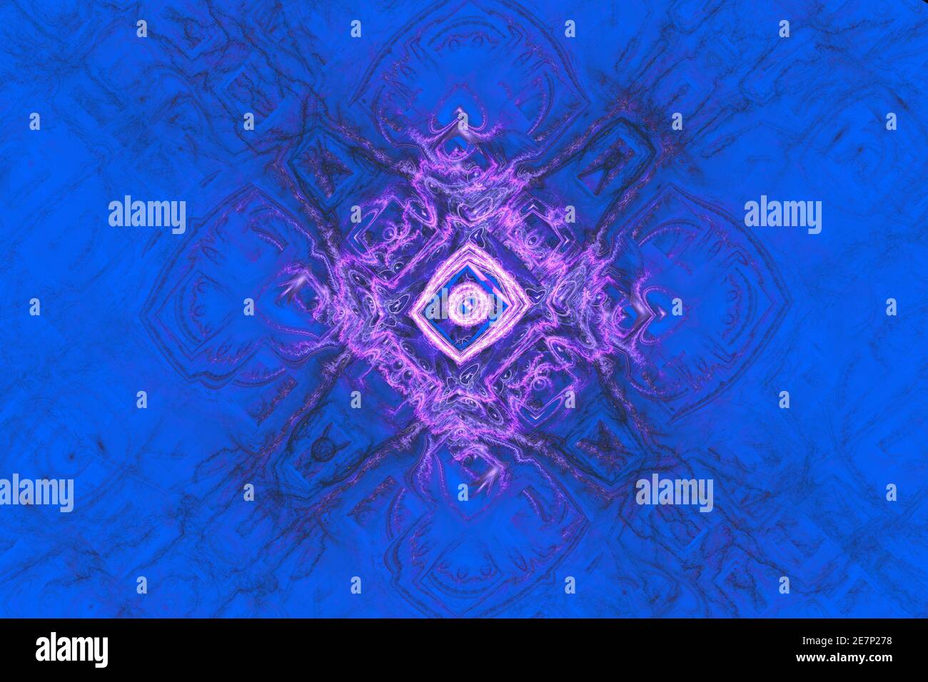 Blue Physics Education Fractal Logo Background Web Page Backdrop ...