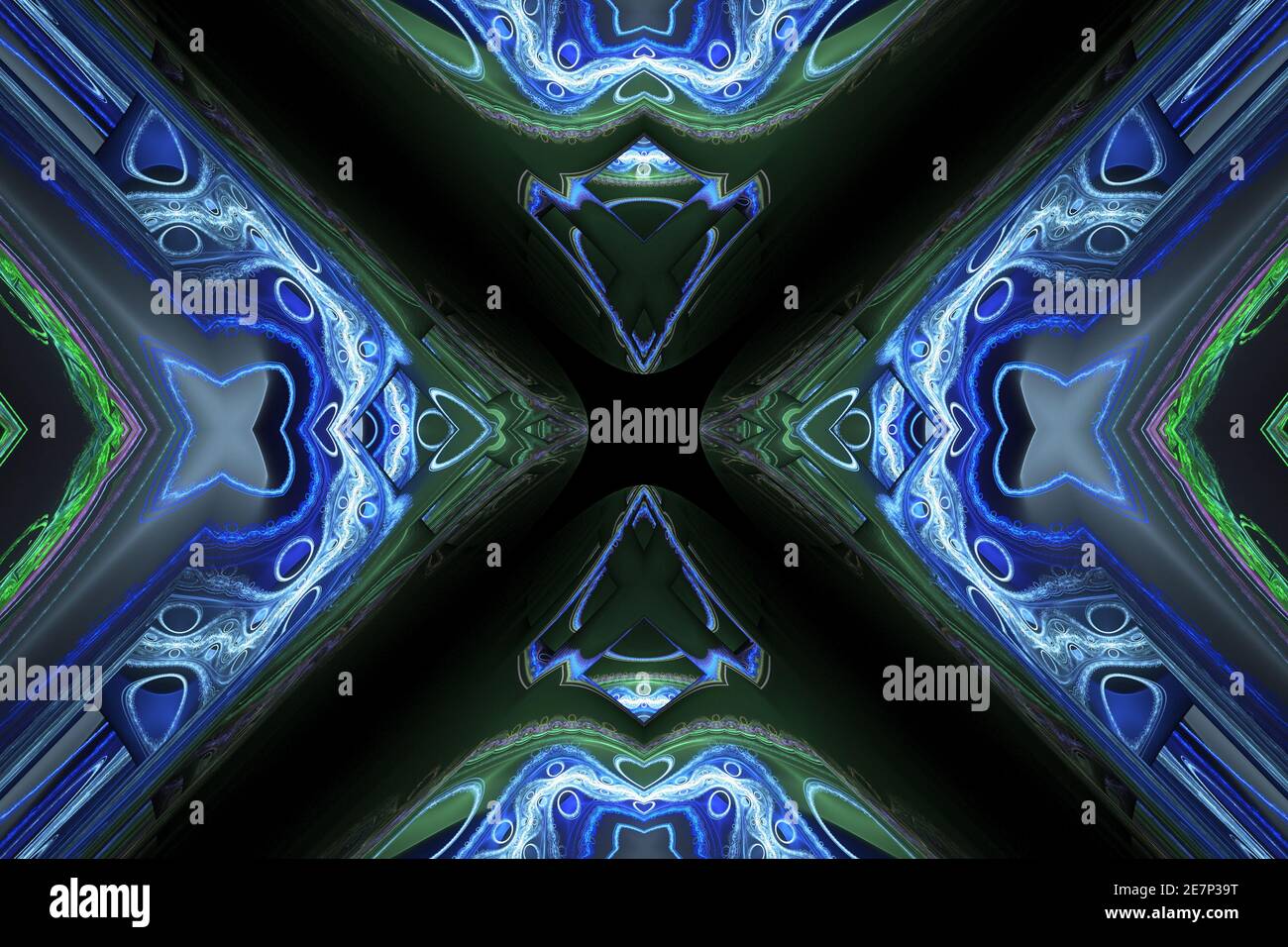 Blue Physics Education Fractal Logo Background Web Page Backdrop ...