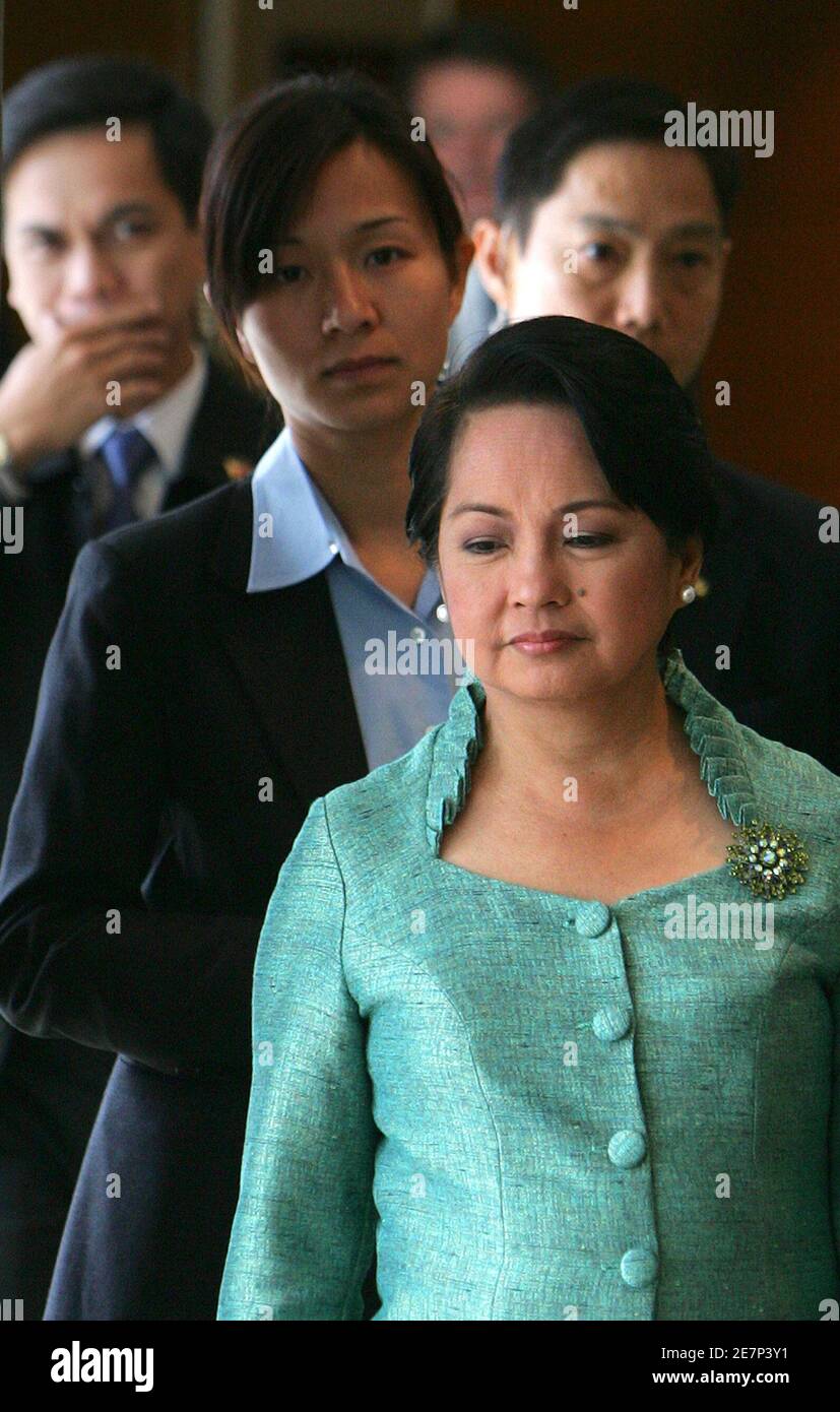 Philippine President Gloria Macapagal President High Resolution Stock ...