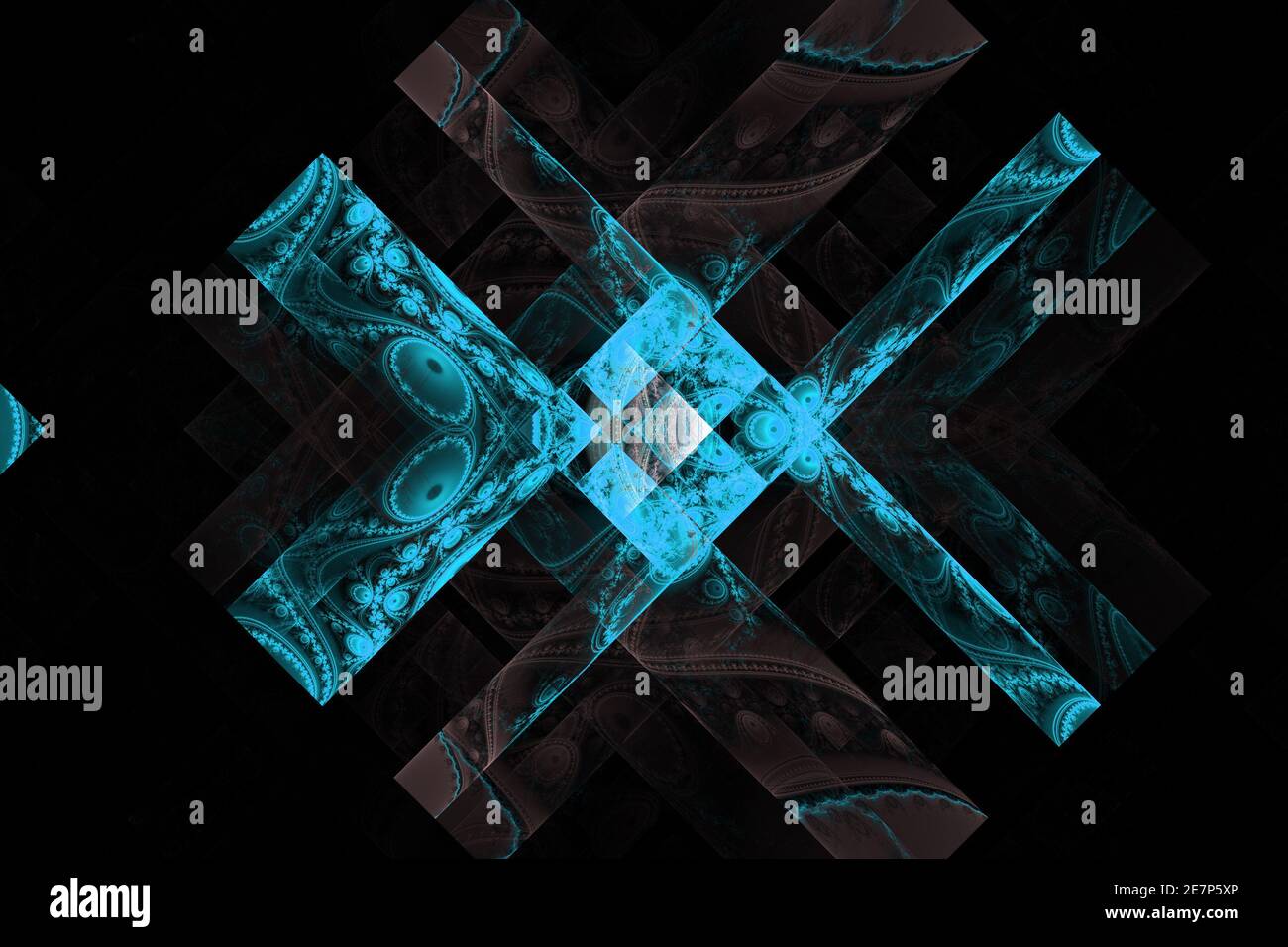 Blue Physics Education Fractal Logo Background Web Page Backdrop ...