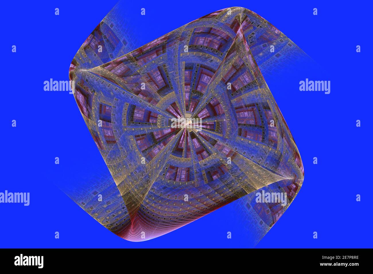 Blue Physics Education Fractal Logo Background Web Page Backdrop ...