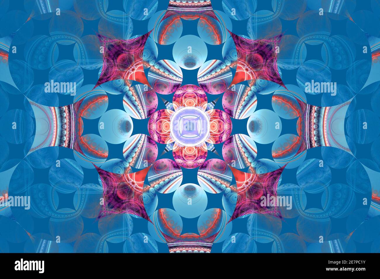 Blue Physics Education Fractal Logo Background Web Page Backdrop ...