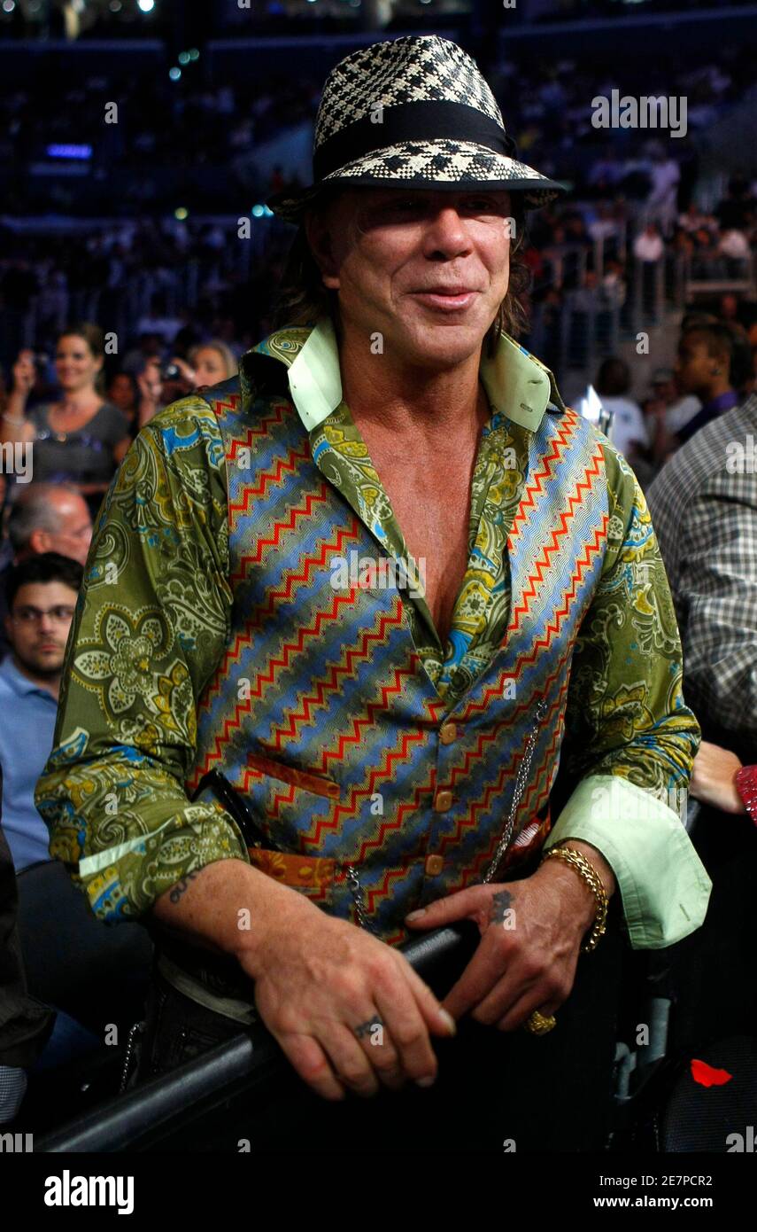 Mickey Rourke Boxing High Resolution Stock Photography and Images - Alamy