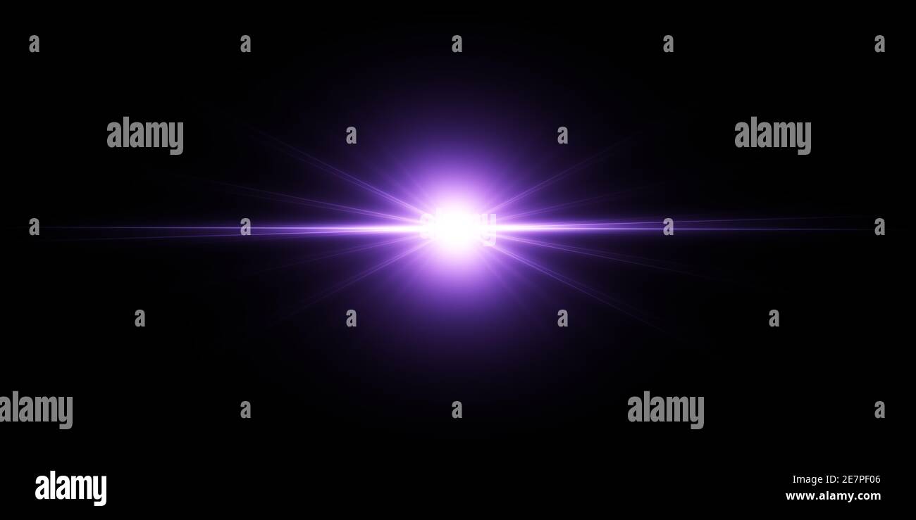 VFX Glow lighting effect star burst, flash energy ray. Creative design ...
